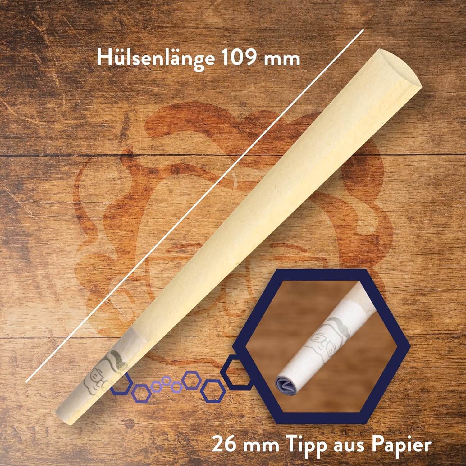 Vorgerollte Zellstoff Cones King Size – Granny’s (32/64)